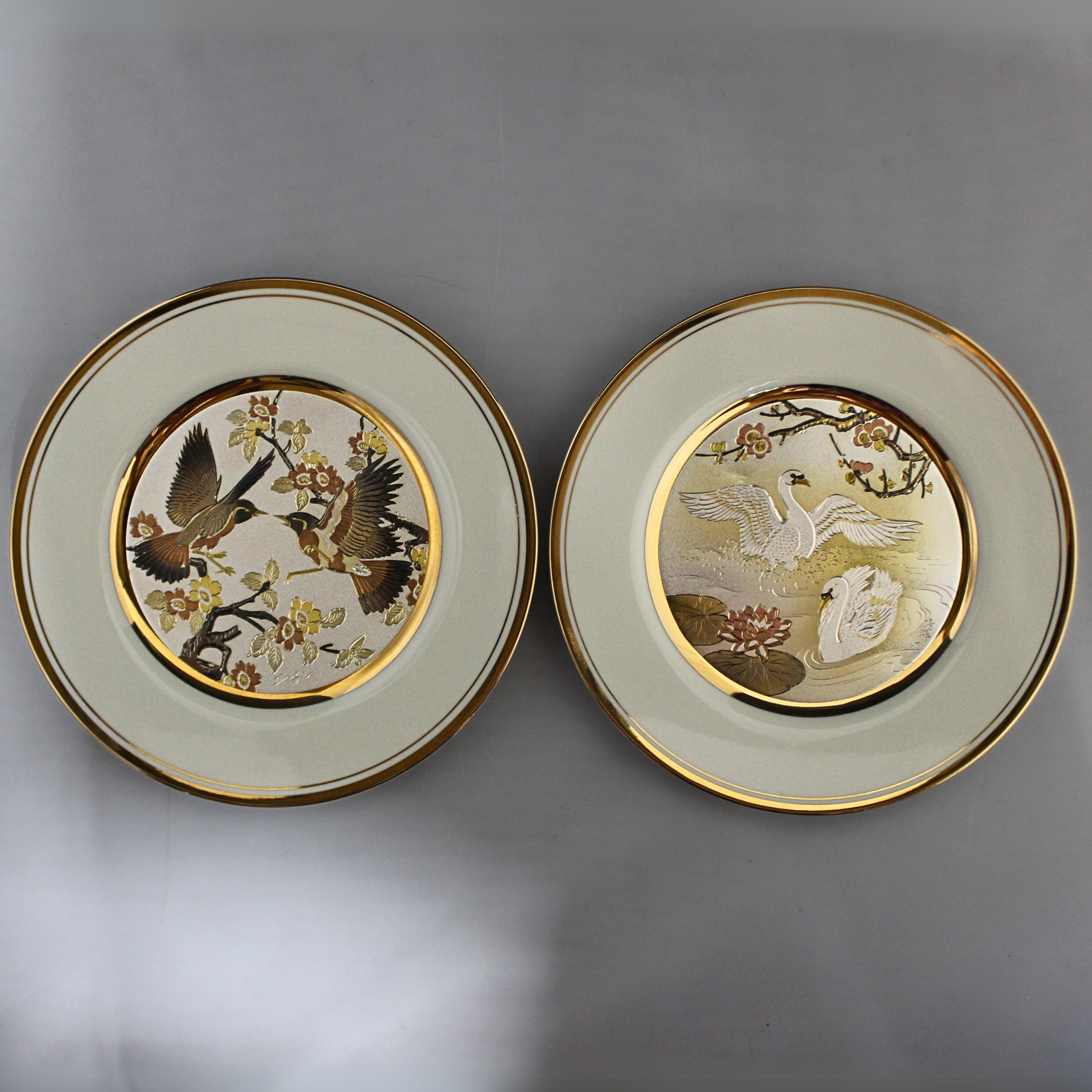 Lot of 2: Limitied Edition Japanese Chokin Plates | eBay
